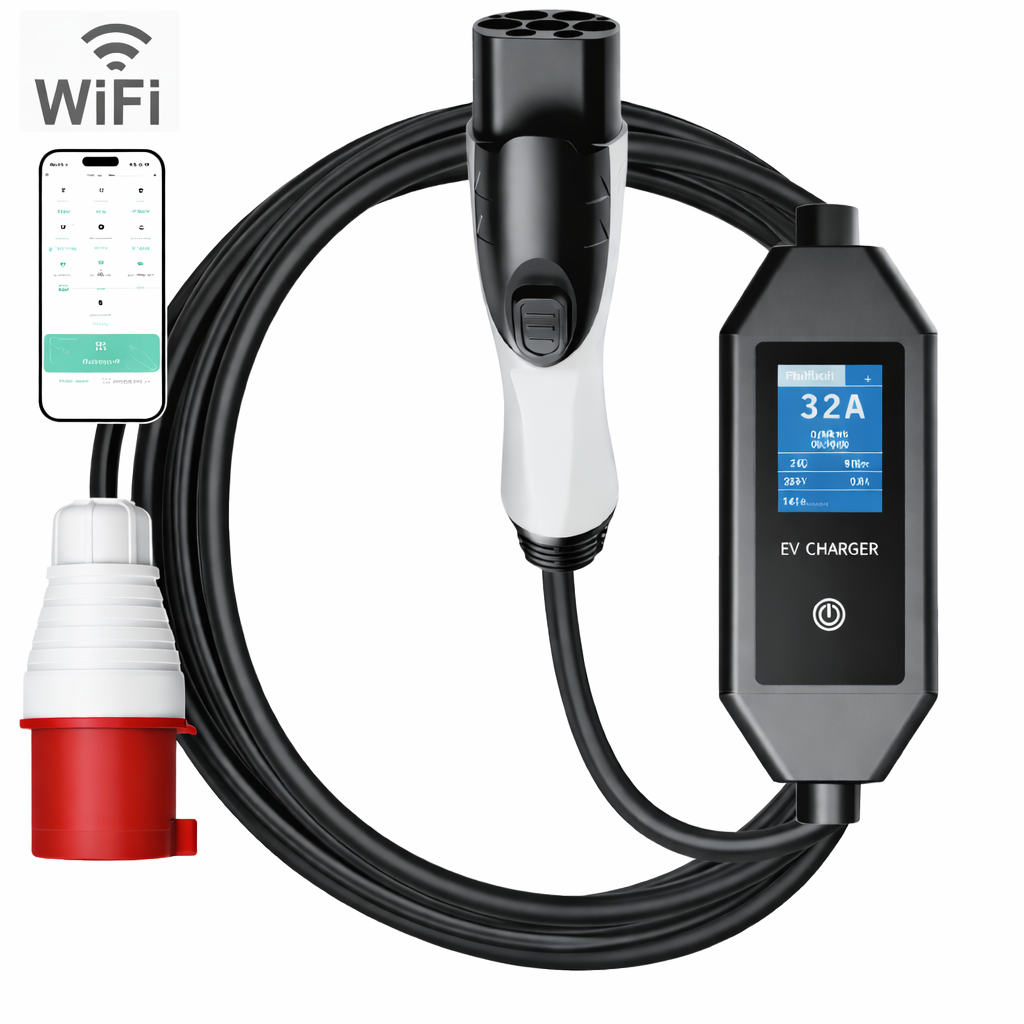 Portable EV Charger 22kW (China / GBT) – EV FOR LESS (Green Stream Elec ...