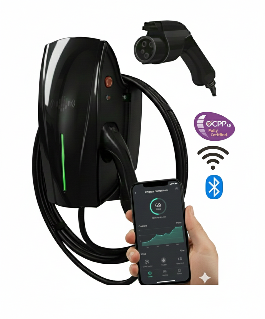 Wall EV Charger 7kW J1772 | BENY | USA & Korea EV | EV For Less UAE ...